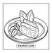 76 Bold and Easy Mexican Treats Coloring Pages for Kids & Adults – RASPIEE