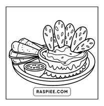 76 Bold and Easy Mexican Treats Coloring Pages for Kids & Adults – RASPIEE