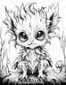 50 Halloween Scary Animals Grayscale Coloring Pages Printable for Adul ...