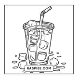 80 Bold and Easy Japanese Food Coloring Pages for Kids & Adults – RASPIEE