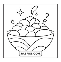 80 Bold and Easy Japanese Food Coloring Pages for Kids & Adults – RASPIEE