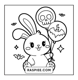 82 Bold and Easy Creepy Kawaii Coloring Pages for Kids & Adults – RASPIEE
