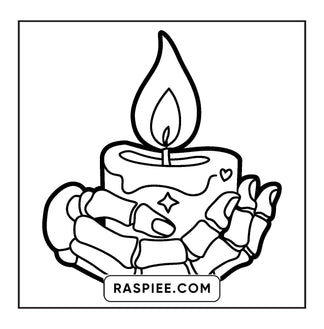 82 Bold and Easy Creepy Kawaii Coloring Pages for Kids & Adults – RASPIEE