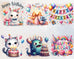 Watercolor Happy Birthday Clipart Bundle, 70 PNG High-Res Files for DI ...