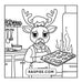 90 Bold and Easy Merry Christmas Coloring Pages for Kids & Adults – RASPIEE