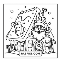 90 Bold and Easy Merry Christmas Coloring Pages for Kids & Adults – RASPIEE