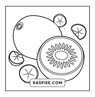 96 Food & Snacks Coloring Pages Bold Easy Printable PDF for Kids Adults ...