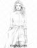 Fashion Show Grayscale Coloring Pages Printable for Adults, PDF File I ...