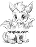 200 Woodland Baby Dragons Coloring Pages for Kids, Printable PDF Insta ...