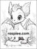 200 Woodland Baby Dragons Coloring Pages for Kids, Printable PDF Insta ...