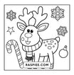 69 Bold and Easy Cozy Christmas Coloring Pages for Kids & Adults – RASPIEE