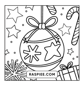69 Bold and Easy Cozy Christmas Coloring Pages for Kids & Adults – RASPIEE