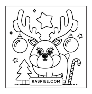 69 Bold and Easy Cozy Christmas Coloring Pages for Kids & Adults – RASPIEE
