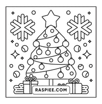 69 Bold and Easy Cozy Christmas Coloring Pages for Kids & Adults – RASPIEE