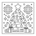 69 Bold and Easy Cozy Christmas Coloring Pages for Kids & Adults – RASPIEE