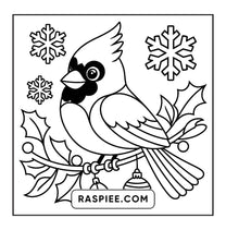 69 Bold and Easy Cozy Christmas Coloring Pages for Kids & Adults – RASPIEE