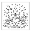 69 Bold and Easy Cozy Christmas Coloring Pages for Kids & Adults – RASPIEE