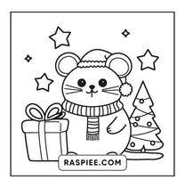 69 Bold and Easy Cozy Christmas Coloring Pages for Kids & Adults – RASPIEE