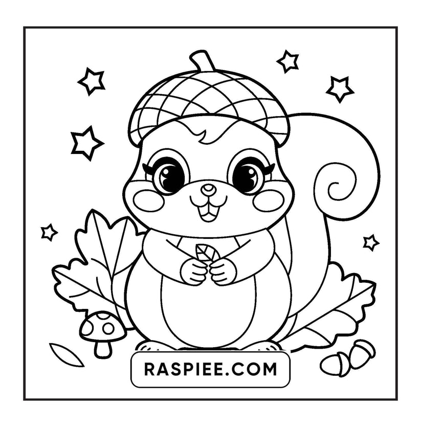 108 Bold and Easy Thanksgiving Coloring Pages for Kids & Adults – RASPIEE