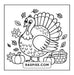 108 Bold and Easy Thanksgiving Coloring Pages for Kids & Adults – RASPIEE