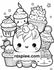 200 Kawaii Food Coloring Pages for Kids, Fun Homeschool Activities, Pr ...