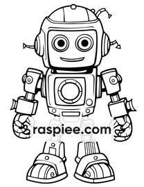 210 Robot Coloring Pages for Kids | Educational Preschool Activity Book ...