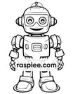 210 Robot Coloring Pages for Kids | Educational Preschool Activity Book ...