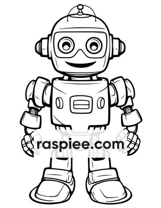 210 Robot Coloring Pages for Kids | Educational Preschool Activity Book ...