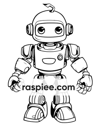 210 Robot Coloring Pages for Kids | Educational Preschool Activity Book ...