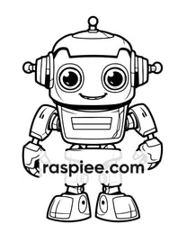 210 Robot Coloring Pages for Kids | Educational Preschool Activity Book ...