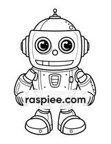 210 Robot Coloring Pages for Kids | Educational Preschool Activity Book ...