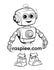 210 Robot Coloring Pages for Kids | Educational Preschool Activity Book ...