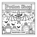 77 Bold & Easy Spooky Shop Coloring Pages Printable PDF for Kids Adults ...